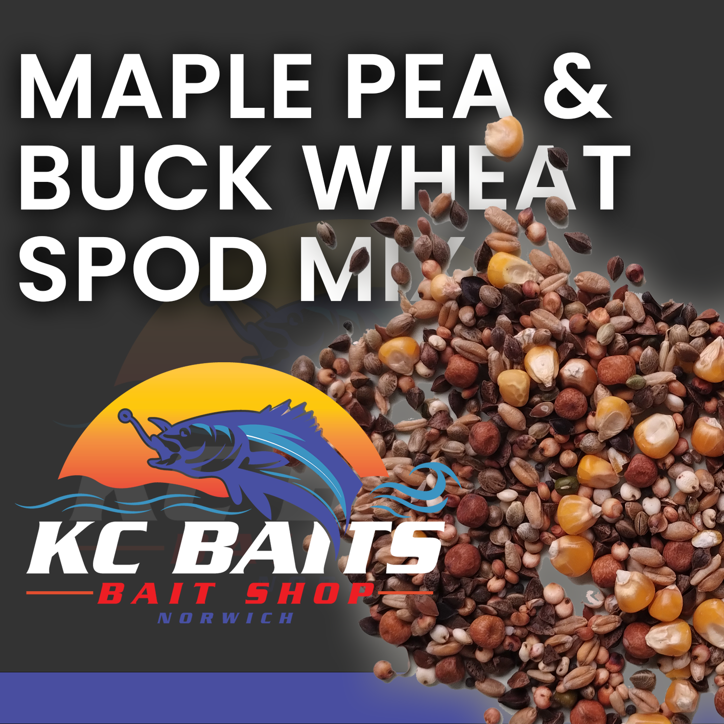 Maple Pea & Buck Wheat Spod Mix – KC Baits